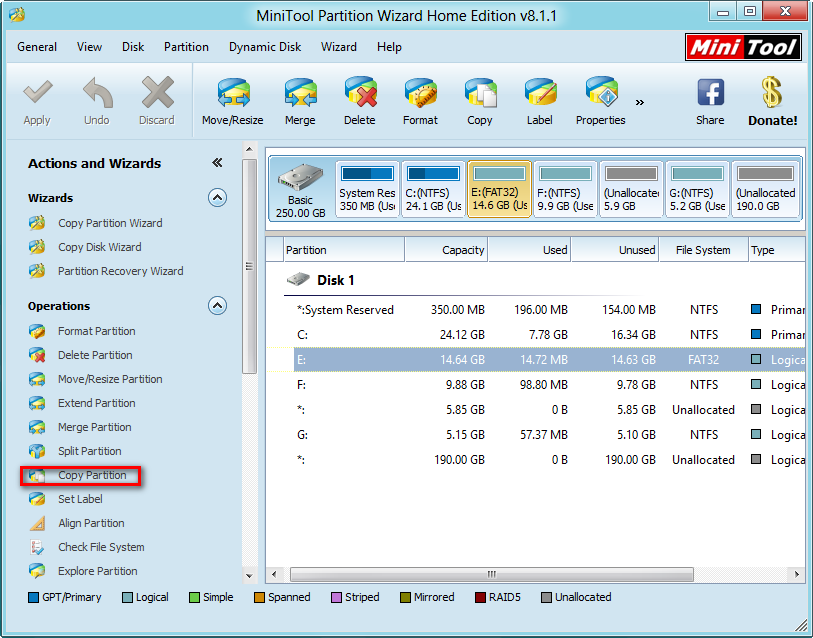 How To Make Disk Surface Test Minitool Partition Wizard Tutorial