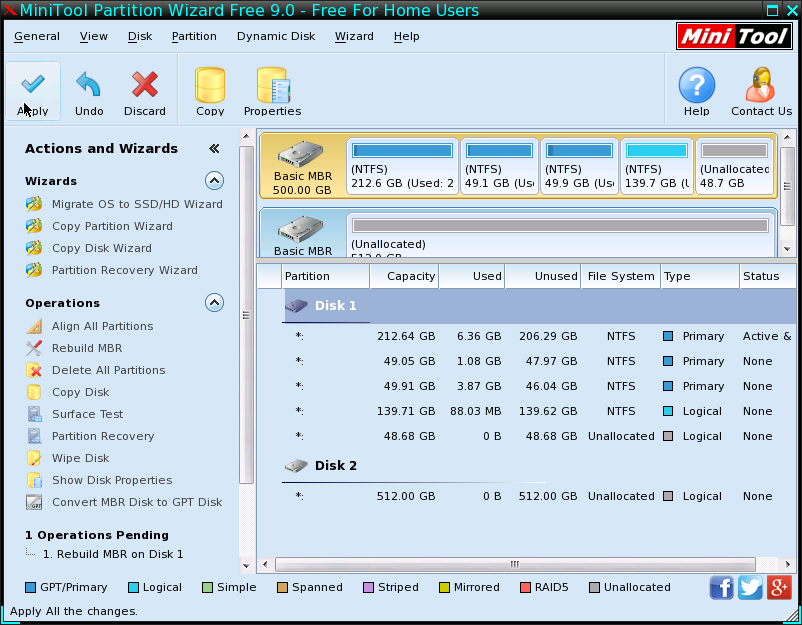 How To Rebuild Mbr Minitool Partition Wizard Tutorial