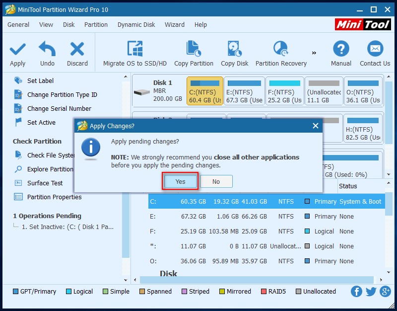 How to Set Active/Inactive | MiniTool Partition Wizard Tutorial