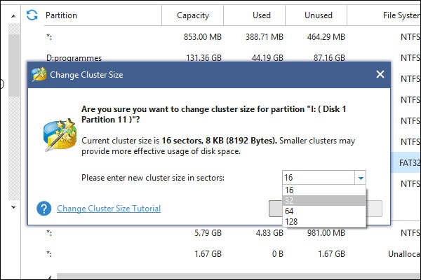 How Do I Change Cluster size FAT32 Without Formatting - MiniTool Partition Wizard
