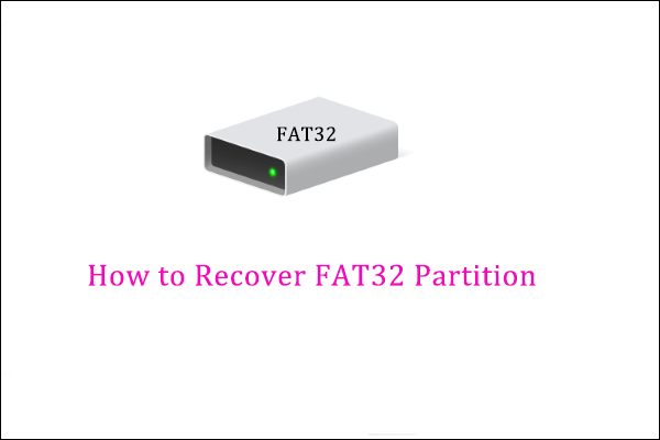 Recover FAT32 Partition Using Pro Partition Recovery Tool - MiniTool ...