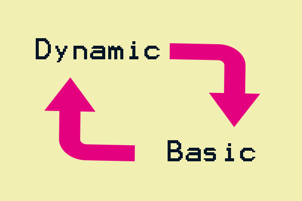 Hard Disk Has Become Dynamic Disk? Roll It Back Now! - MiniTool ...