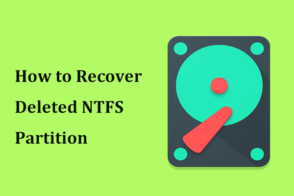 How Can You Recover Deleted NTFS Partition and Partition Data ... How Can You Recover Deleted NTFS Partition and Partition Data ...