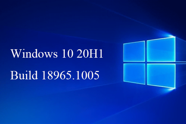 Microsoft Rolls out Windows 10 Build 18965.1005 to the Fast Ring ...