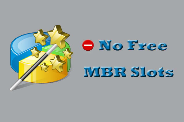 Fixed: No Free MBR Slots when Creating/Splitting Partition - MiniTool Partition Wizard