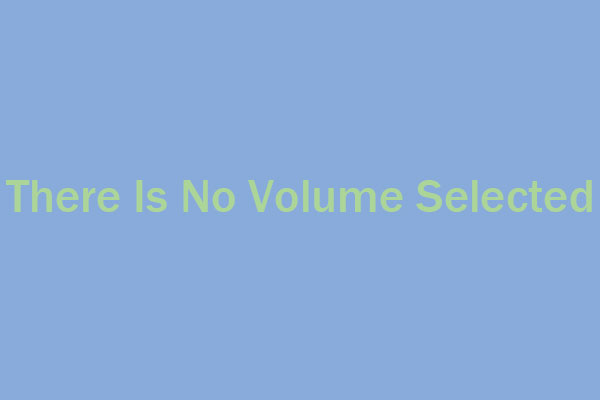 Get No Volume Selected Error While Formatting Partition Solved