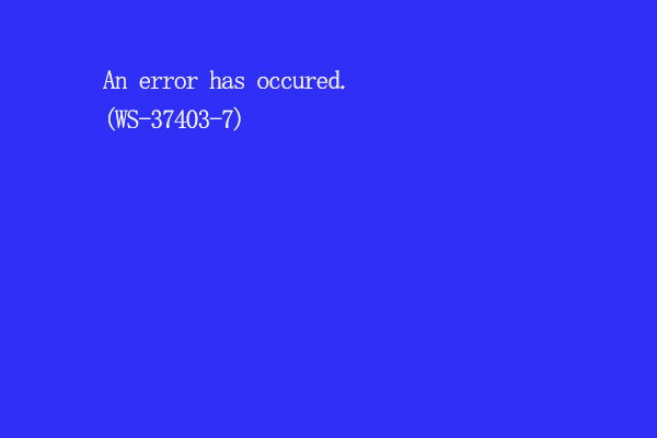 Step-by-Step Tutorial: How to Fix PS4 Error WS-37403-7 - MiniTool ...