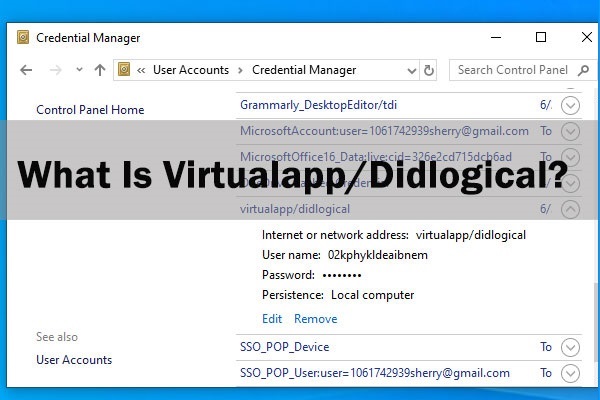 What Is Virtualapp/Didlogical? Can You Delete It? [Check Answers] - MiniTool Partition Wizard