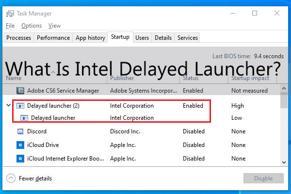 Quick Guide: What Is Intel Delayed Launcher? How to Disable It? - MiniTool Partition Wizard