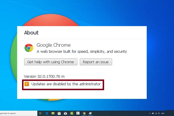 [Solved] Chrome Updates Are Disabled by Your Administrator - MiniTool ...