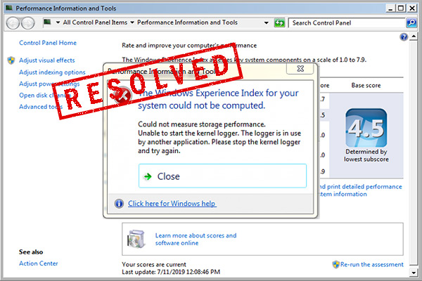 6 Fixes to the WEI Could Not Measure Storage Performance Error ...