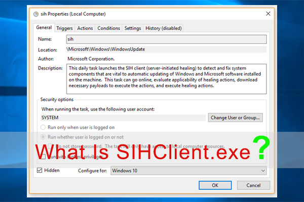 What Is SIHClient.exe & It Is Safe & How to Fix? [Answered] - MiniTool ...