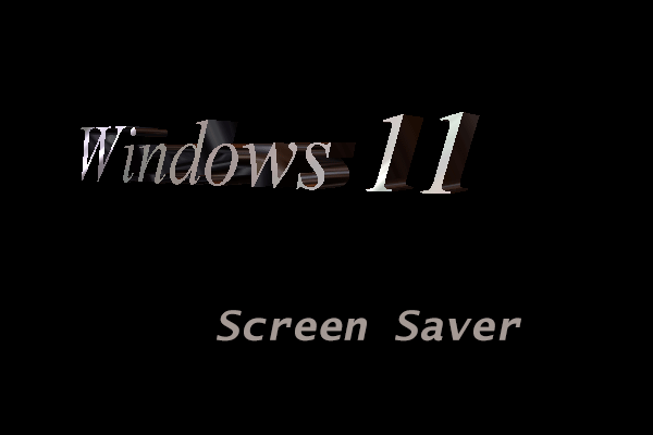 How To Turn On And Use Screen Saver On Windows 11 Minitool Partition