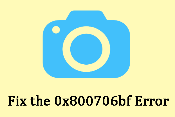 How to Fix the 0x800706bf Error in Windows 10 - MiniTool Partition Wizard How to Fix the 0x800706bf Error in Windows 10 - MiniTool Partition Wizard