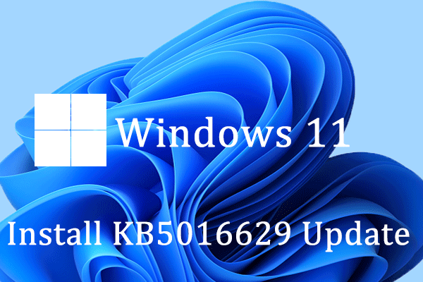 How to Fix KB5016629 Update Fails Installing on Windows 11 - MiniTool Partition Wizard