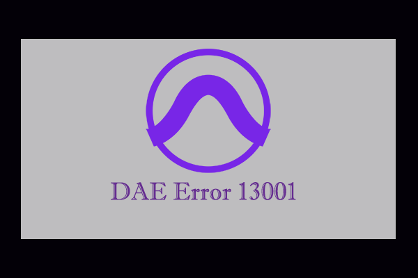 Dae Error 13001 How To Fix This Error Code In Pro Tools Minitool Partition Wizard