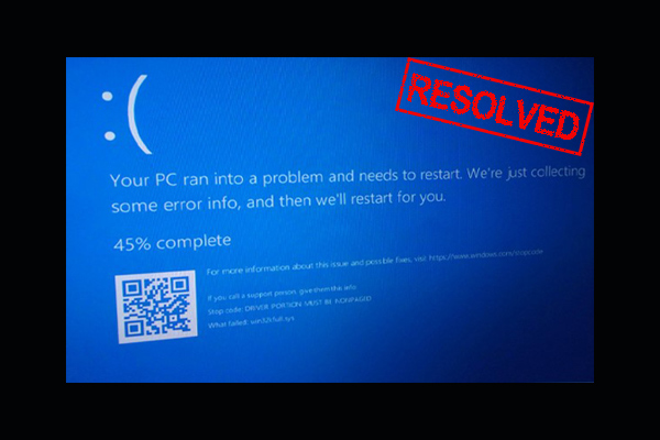 How to Fix DRIVER PORTION MUST BE NONPAGED Blue Screen Error
