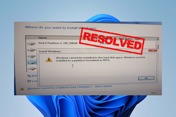 2 Ways To Fix Windows Must Be Installed On An Ntfs Partition