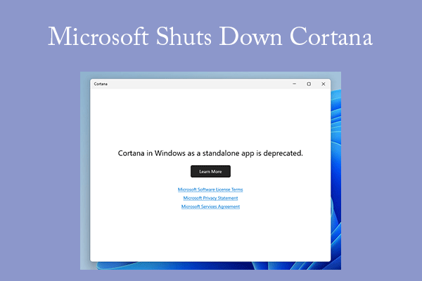 Microsoft Shuts Down Cortana on Windows Microsoft Shuts Down Cortana on Windows