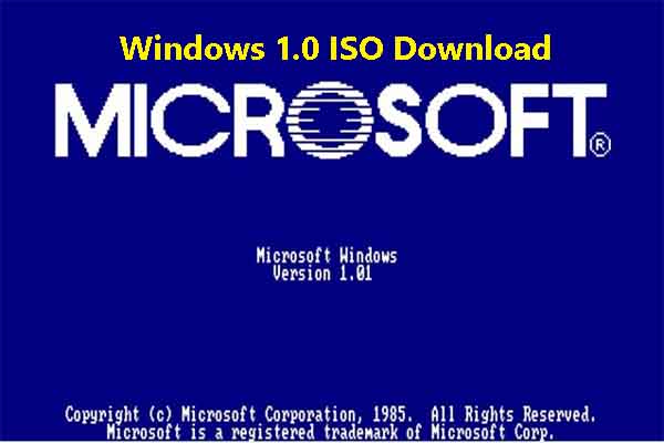 Watch: How to Download Windows 1.0 ISO and Set up System
