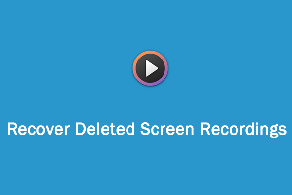 How Can You Recover Deleted Screen Recordings on PC? How Can You Recover Deleted Screen Recordings on PC?