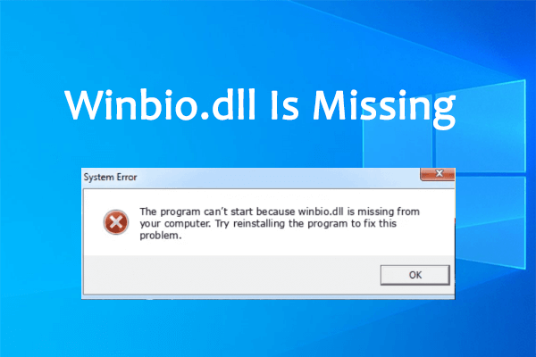 Winbio.dll Is Missing: Fix It with This Step-by-Step Guide