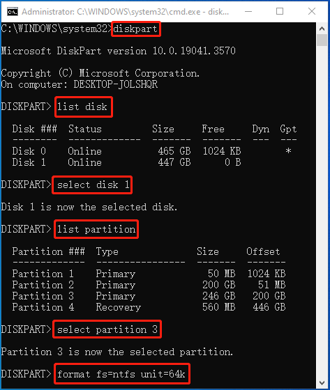 Change Block Size from 4K to 64K with/without Formatting Freely