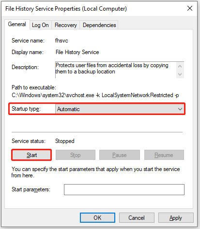How to Fix File History Service Is Not Accessible? [3 Ways]