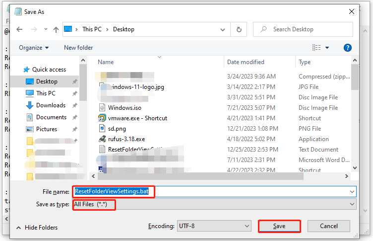 Restore File Explorer to Default Settings (General/View/Search)