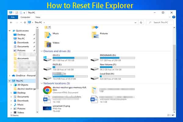 Factory Reset File Explorer with 3 Targeted Methods
