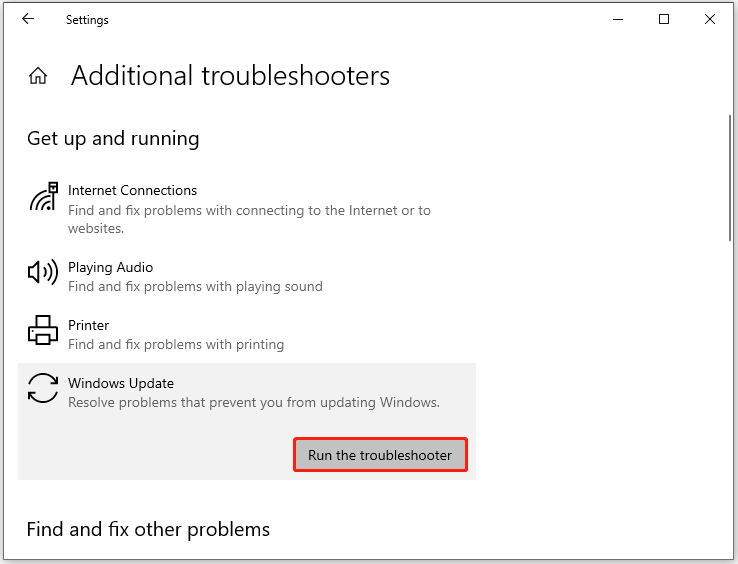 Remove Please Wait While We Install a System Update Error