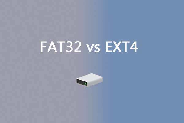 FAT32 vs EXT4: The Difference and Conversion