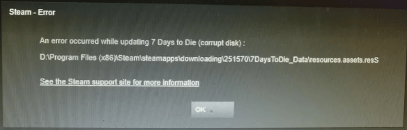 6 Ways to Solve the Steam Corrupt Disk Error