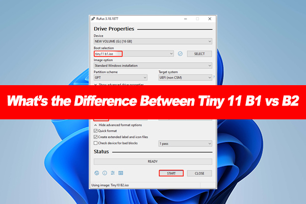 Tiny 11 B1 vs B2: What’s the Different Between Tiny B1 and B2