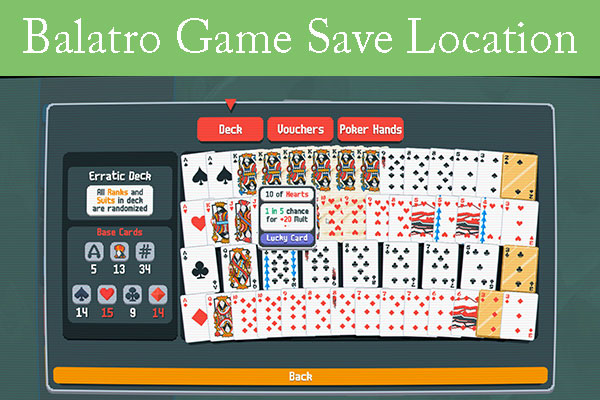 Balatro Game Save Location | Recover Lost Balatro Save Files
