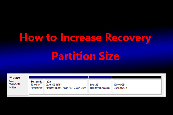 The Definitive Guide to Increasing Recovery Partition Size