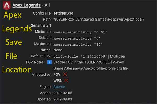 Apex Legends Config File Location: Where Is It & How to Access It