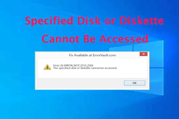 How to Solve The Specified Disk or Diskette Cannot Be Accessed How to Solve The Specified Disk or Diskette Cannot Be Accessed