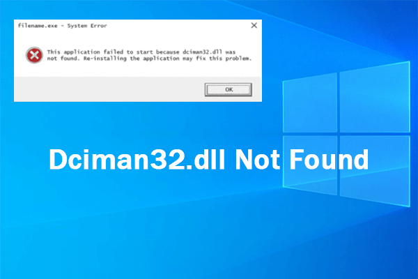 How to Fix Dciman32.dll Not Found or Missing