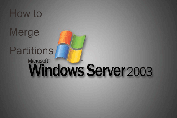 An Efficient Method To Merge 2 Partitions In Windows Server 2003