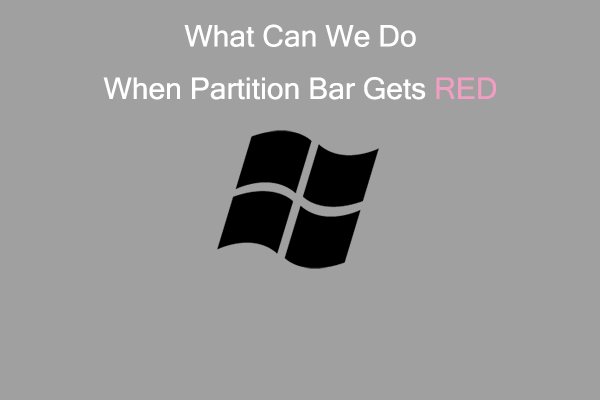 What Can We Do When the Partition Bar Becomes Red?