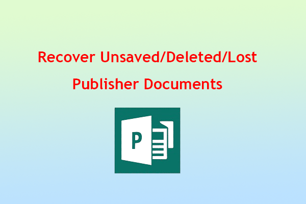 Advanced Tips for Microsoft Publisher Document Recovery