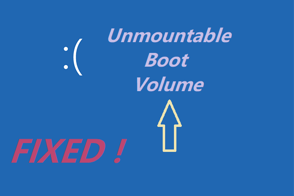 8 Ways to Fix Unmountable Boot Volume Error in Windows 11/10