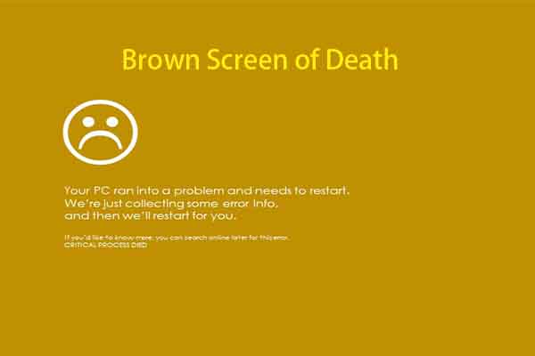 Brown Screen on Startup Then Nothing? Fix It with This Guide