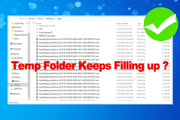 What to Do If Temp Folder Keeps Filling up on Windows 10/11