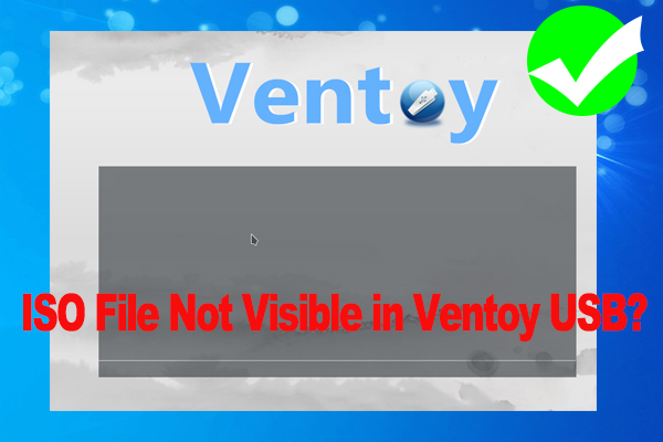 3 Simple Ways to Fix ISO in Ventoy Partition Not Visible