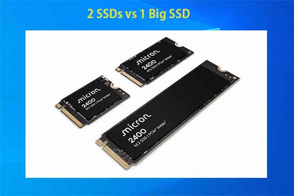 Two SSDs or One: High Efficiency or Cost-Effective