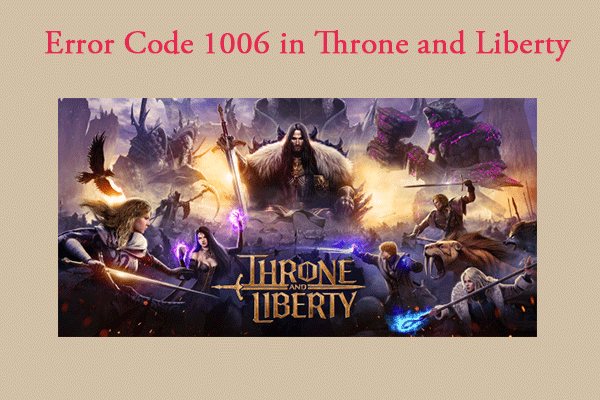 The Complete Solution for Error Code 1006 in Throne and Liberty The Complete Solution for Error Code 1006 in Throne and Liberty