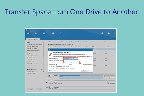 2 Expert Ways to Transfer Space from One Drive to Another