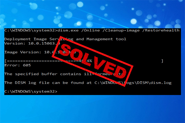 Top 6 Solutions for Windows 10/11 DISM Error 605 | Try Them Now